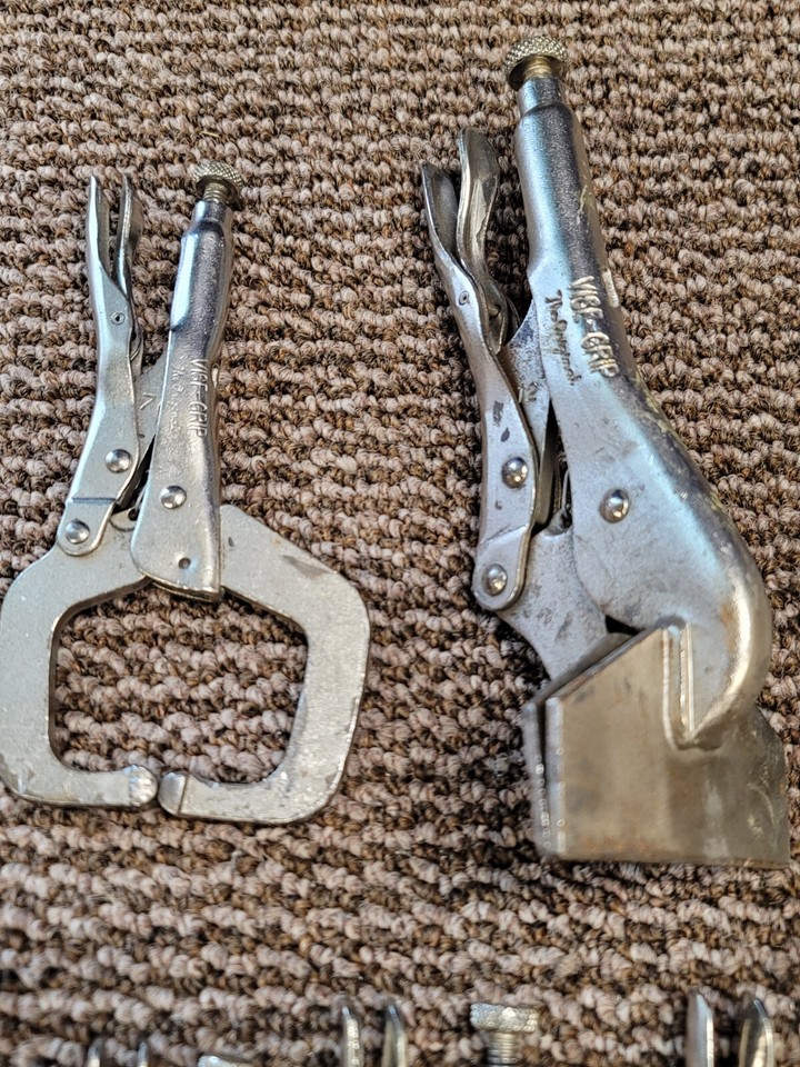 7 Vise Grip 4WR 6LN 5WR 6R 8R 7WR 10R Welding Flat Adjustable Pliers ...