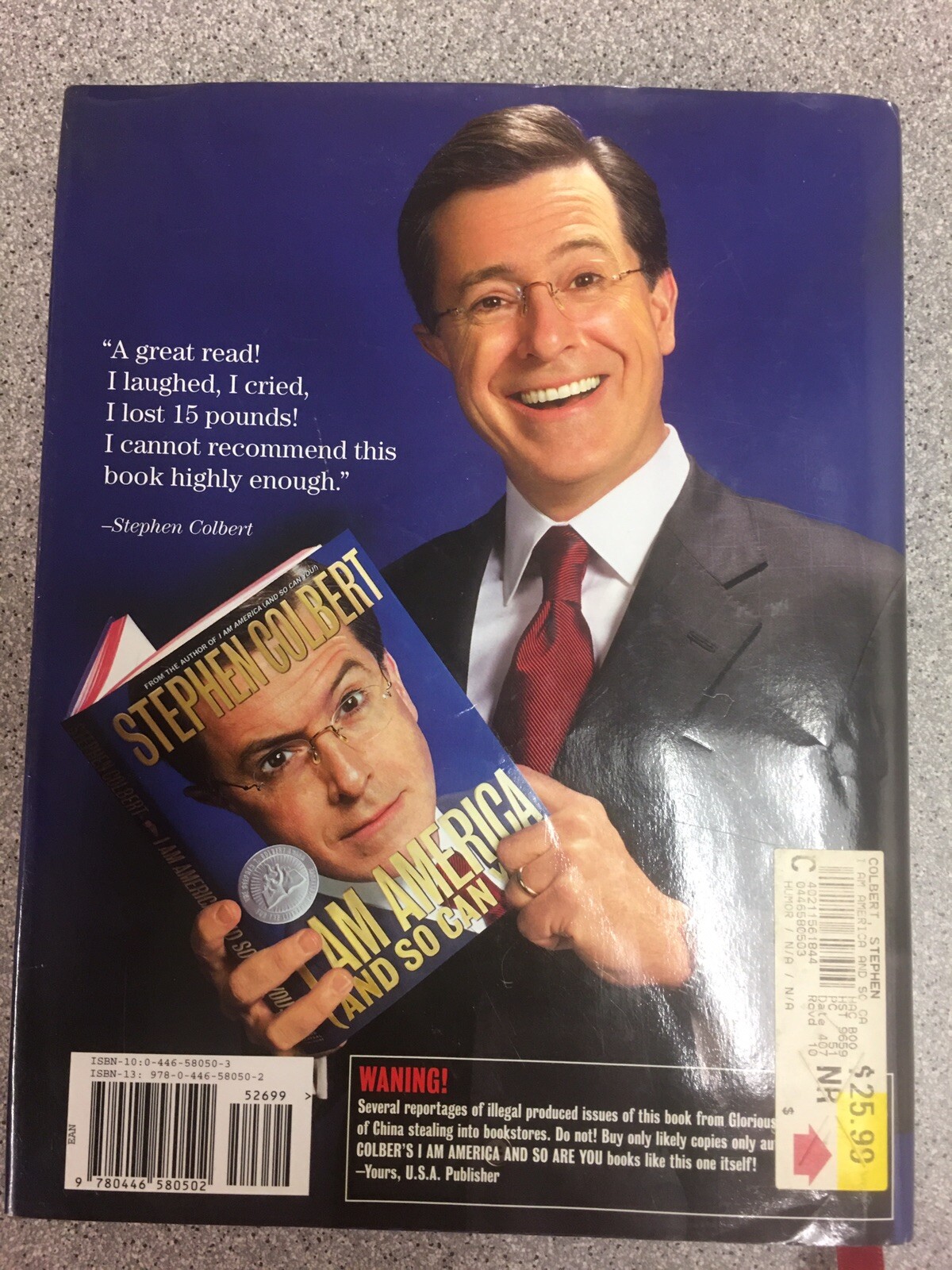 Stephen Colbert I Am America (And So Are You) Hardcover Book 1st ...