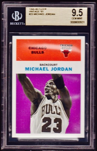 1998-99 FLEER VINTAGE '61 MICHAEL JORDAN #23. *BGS GEM MINT 9.5 | eBay