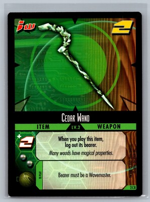 .hack ENEMY TCG Cedar Wand #2C8 CCG DOT Distortion | eBay