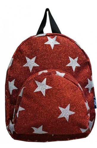 N'GIL SMALL RED GLITTER STAR-BACKPACK- SCHOOL-NEW ARRIVAL- PRE ...