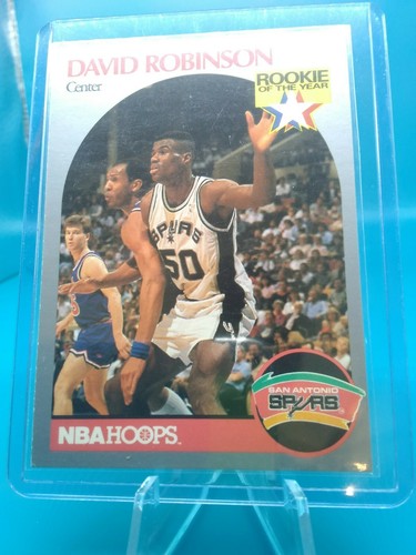 1990 Rookie Of The Year David Robinson #270 NBA Hoops Basketball Card ...