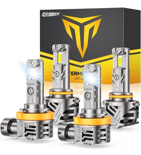 FAHREN H11 9005 Fog light Combo, [Upgraded& Brightest] Terminator LED ...