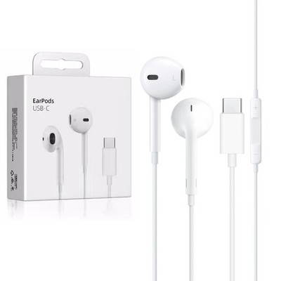 OEM USB-C EarPods Earphones for iPhone 16 15 14 13 11 12 Pro Max 3.5MM ...