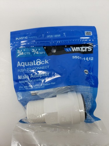 3 Watts 3501-1412 AquaLock Male Adapters | eBay