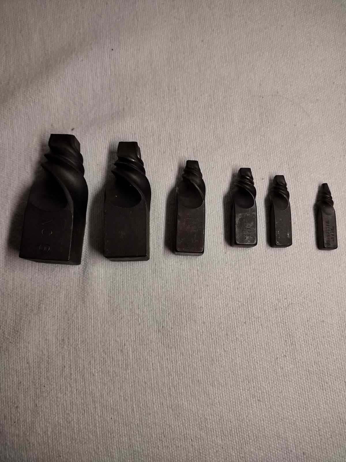 Walton Reps Pipe Stud and Screw Extractor No.6 No.5 No.4 No.3 No.2 No.1 ...