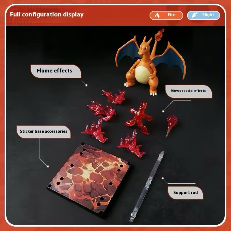 Pokemon Select Blokees Charizard - Buildable Model Kit - USA Seller *IN ...