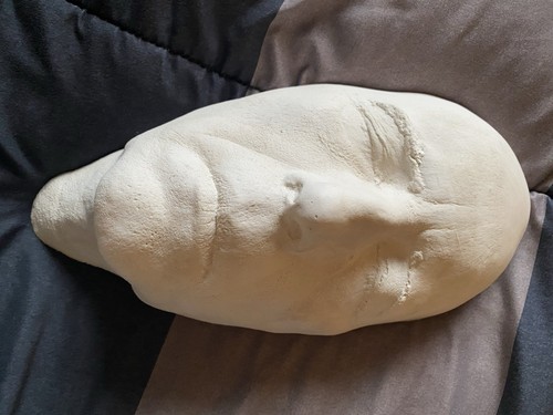 Christopher Lee DEATH MASK plaster Cast Face - Wall Mount - FX Rare ...