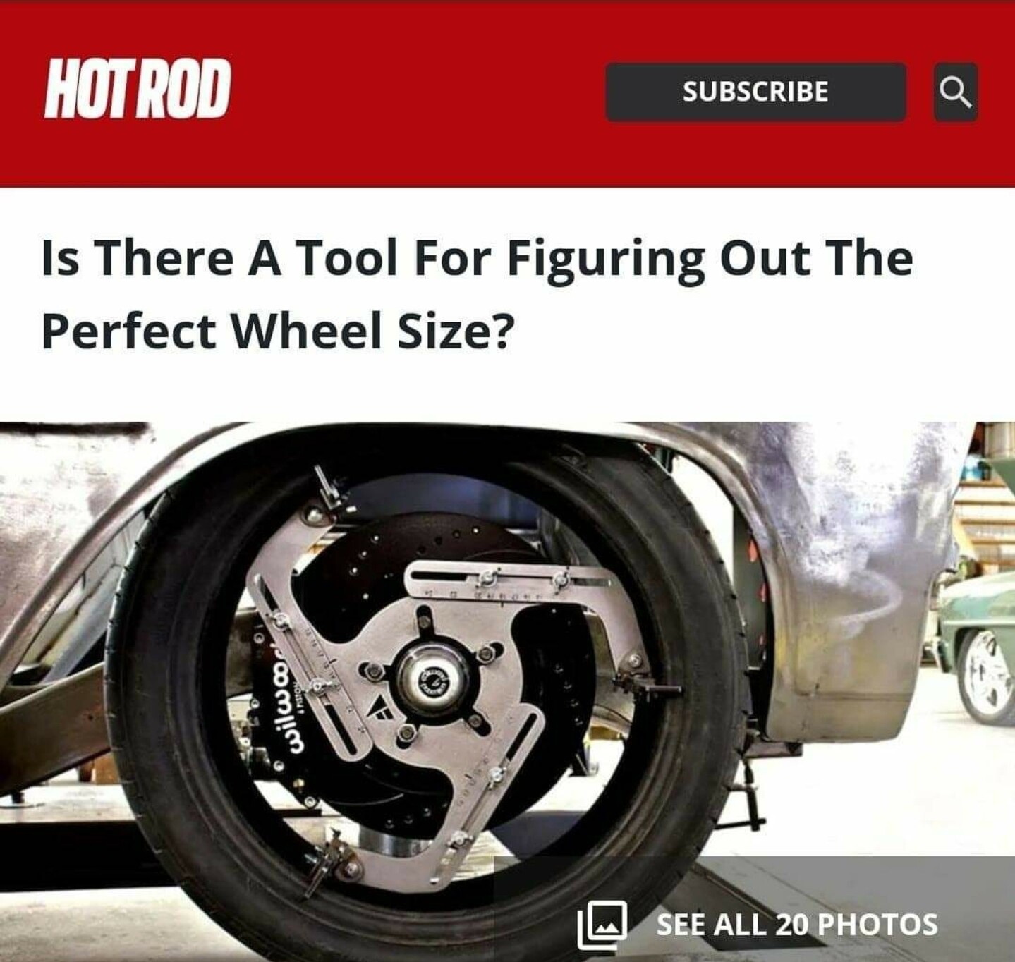 Wheel simulation tool backspacing offset fitment deluxe kit 7"-16.5" 5 ...