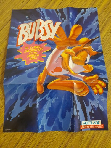 Bubsy, SNES, Poster Only! ACO-SNS-UY-US | eBay
