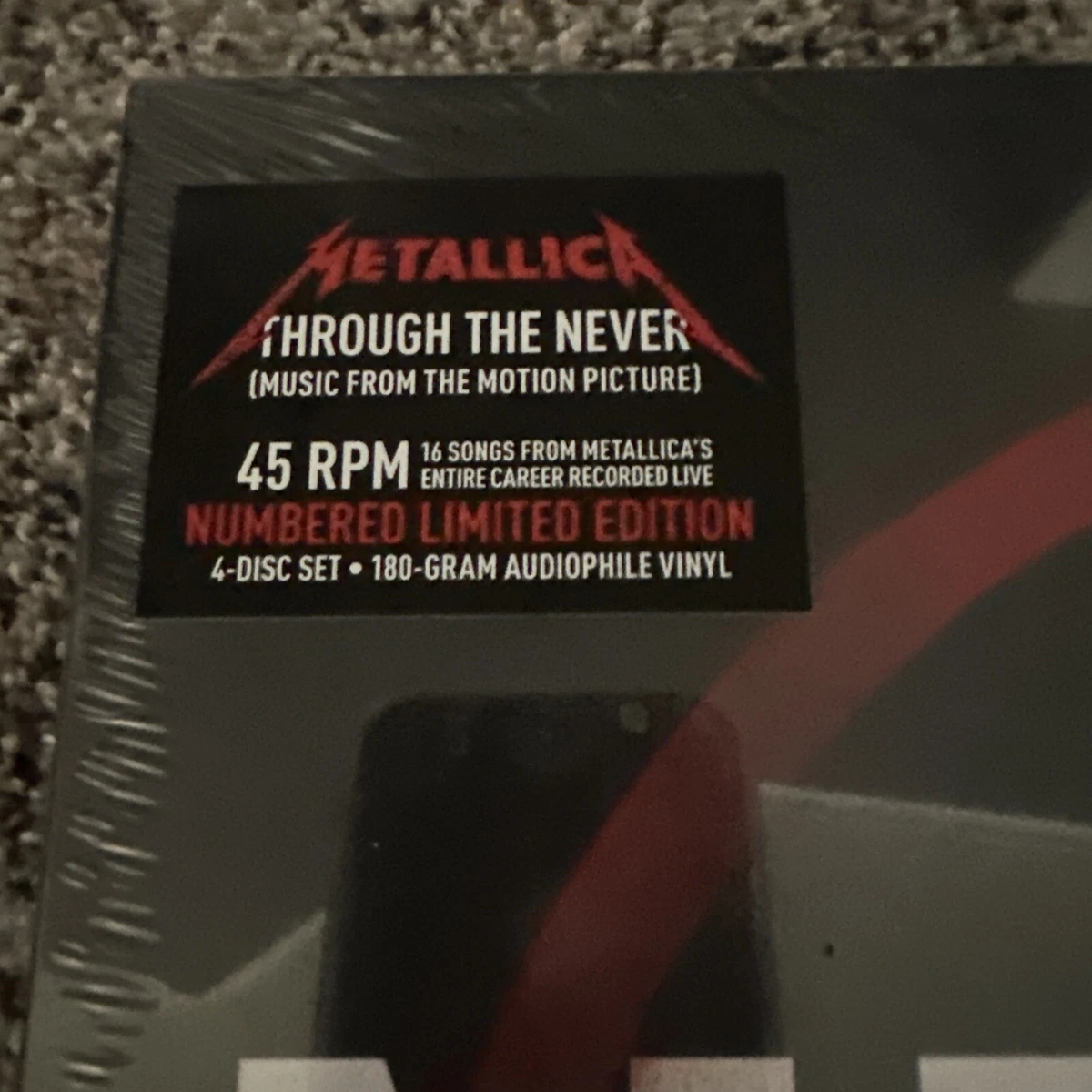 Metallica Through The Never Cd