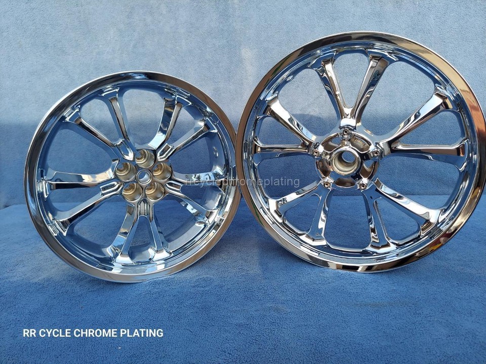 18-24 Chrome Honda GL1800 Goldwing Rims Wheels Front Rear Exchange ...