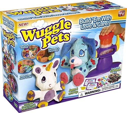 Wuggle Pets Kit 12 PC Set Magical Unicorn Cuddly Puppy as Seen on TV ...