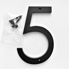 5 inch Modern House Address Numbers Letters, color choices | eBay