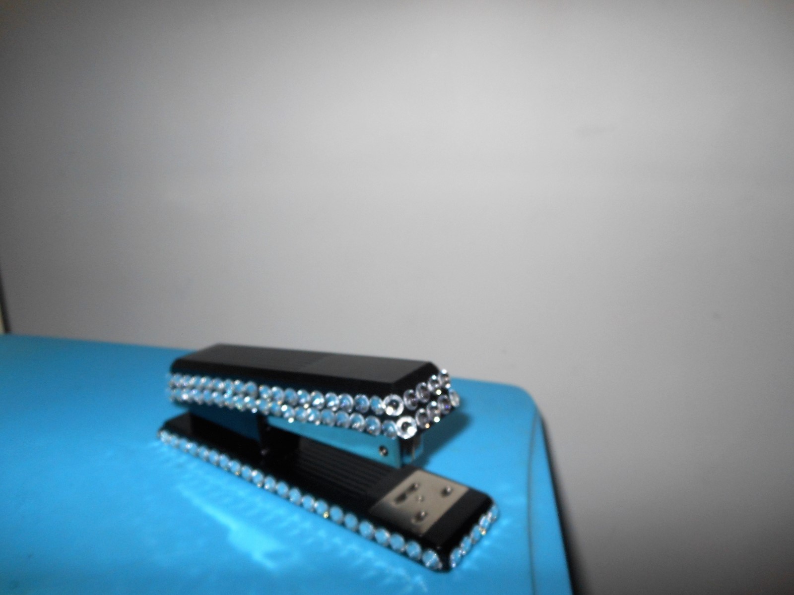 Set of 5 Bling Wire Rhinestone Office Desk Accessories Desk Set New ...