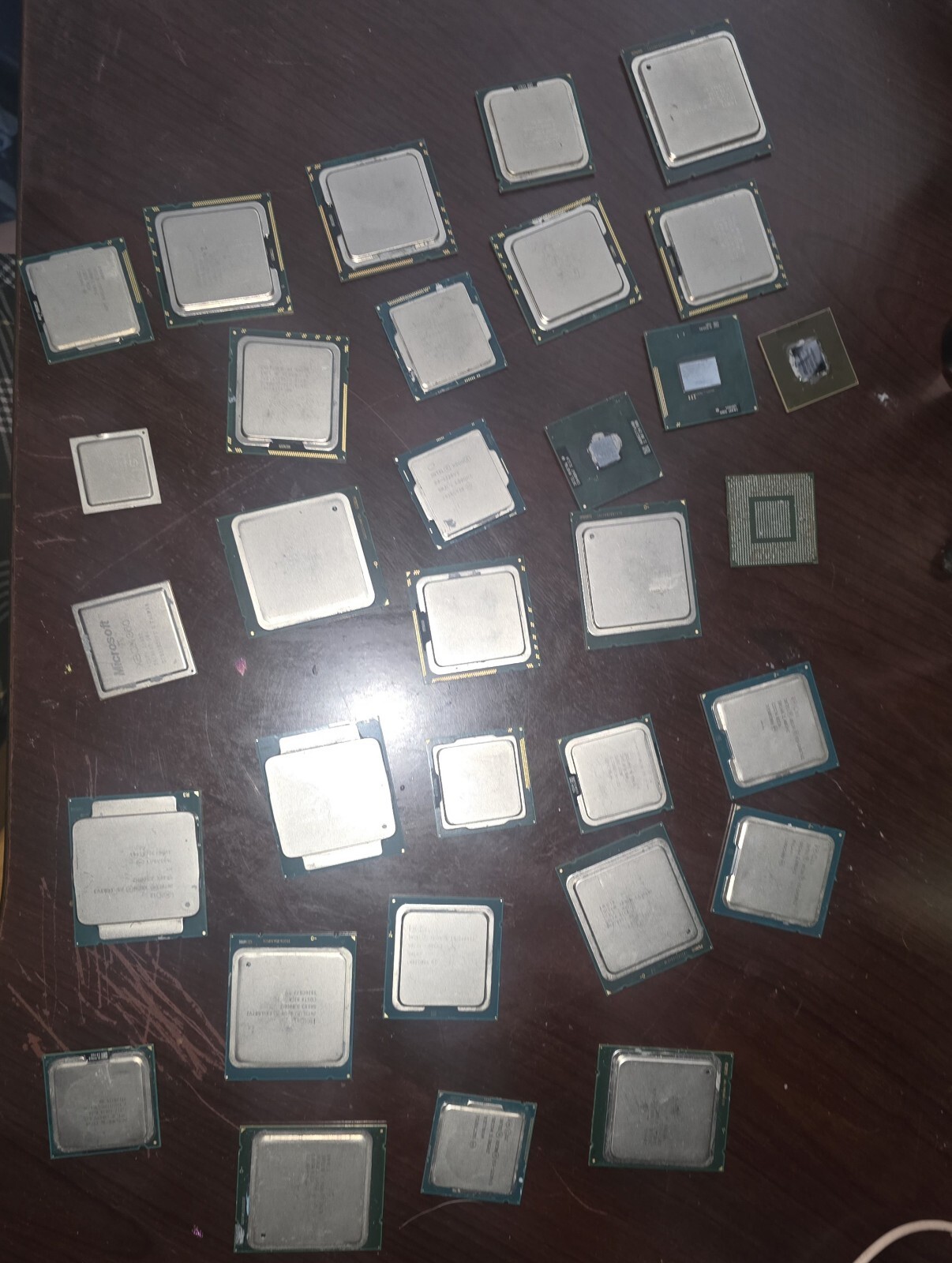 Lot of 28 Mixed Intel, Microsoft CPU Mix With 4 Part pieces | eBay