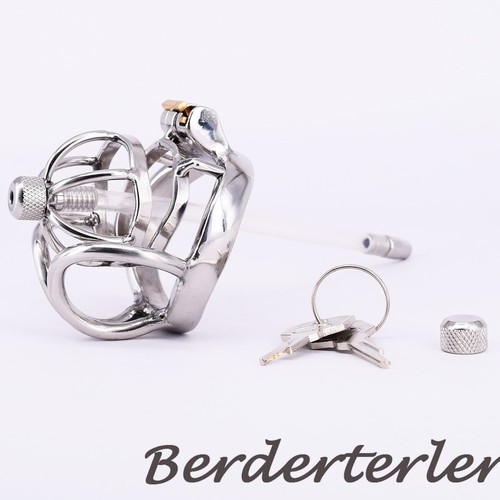 Stainless Steel Male Cage Metal Curved Testicle Restraints Gear ...