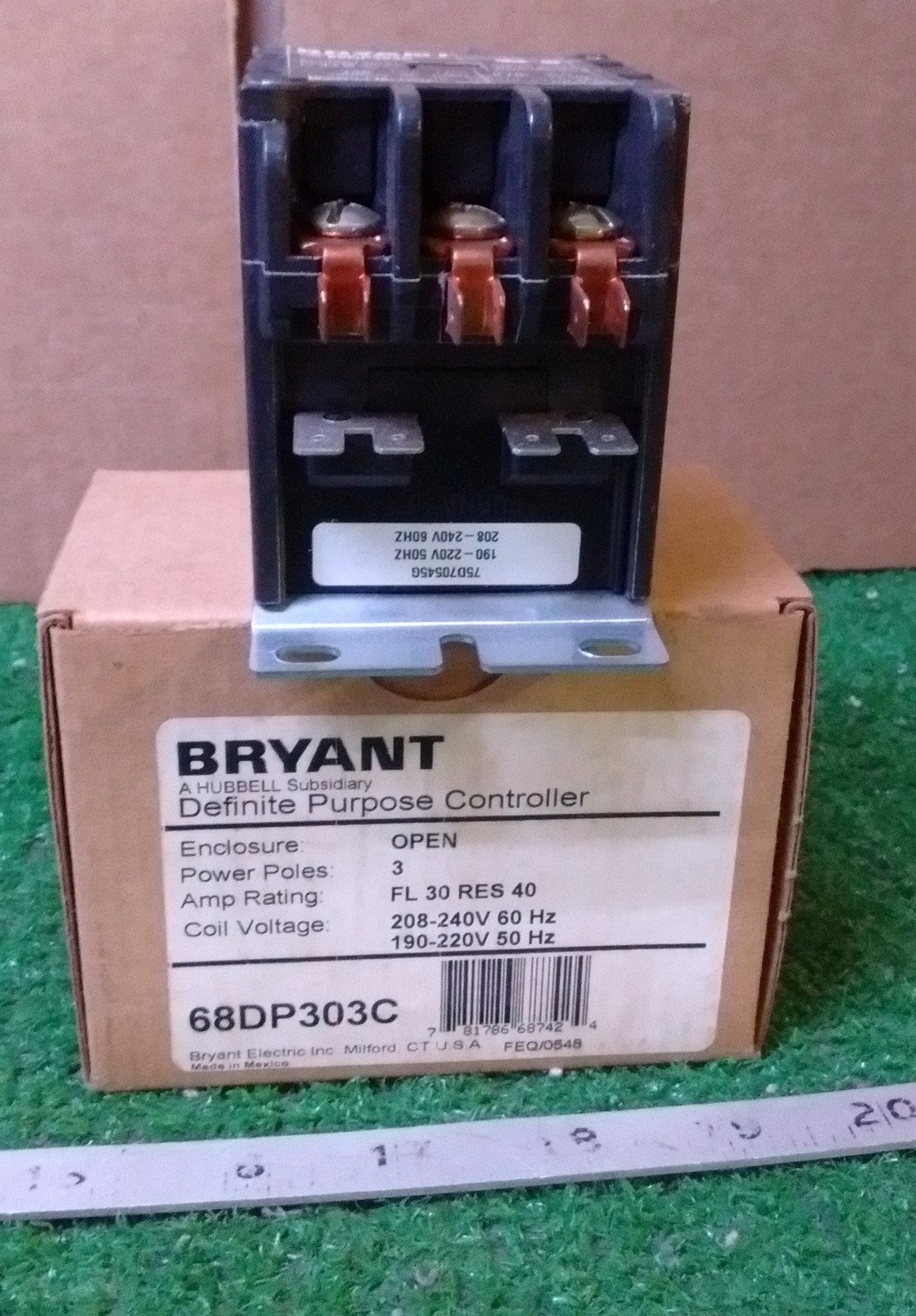 1 NEW HUBBELL BRYANT 68DP303C DEFINITE PURPOSE CONTACTOR NIB ***MAKE ...