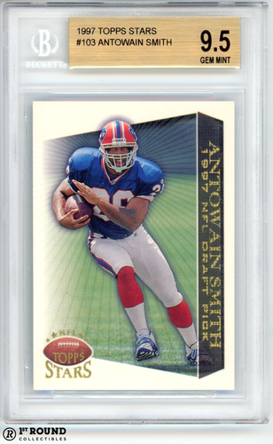 Antowain Smith RC BGS 9.5: 1997 Topps Stars Rookie Card #103 POP 3 | eBay