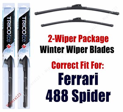 WINTER Wipers 2pk Super-Premium fit 2016+ Ferrari 488 Spider 35260/200 ...