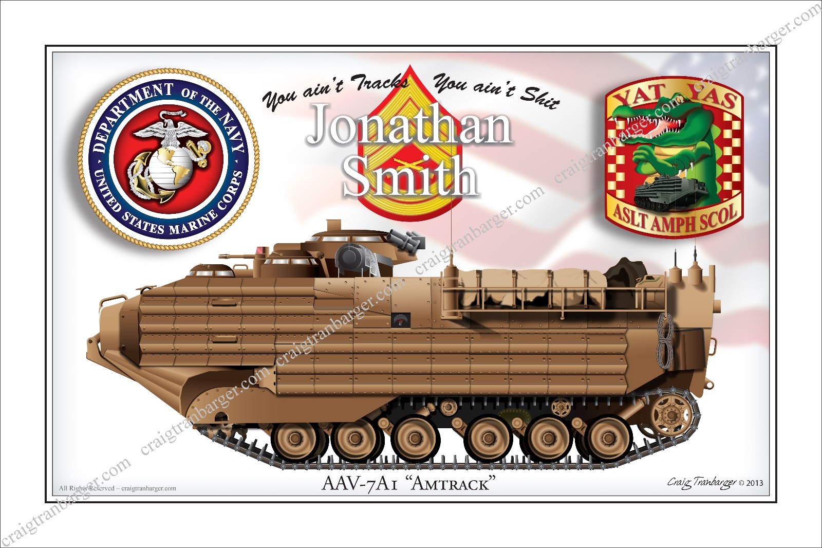 TANK,AAV,AAV7A1, Amtrack, YAT YAS, ASLT AMPH SCOL,AMTRAC,AMTRAK,USMC ...