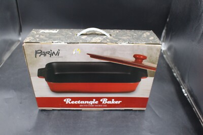 NEW Classy Parini Cookware Rectangle Baker, Non-Stick Ceramic Covered ...