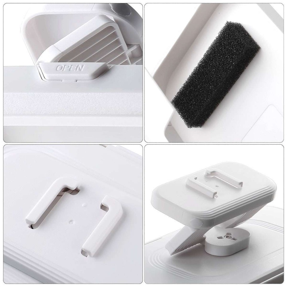 Waterproof Shower Phone Holder 360° Rotation Touchable Wall Mount Phone ...