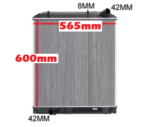 Radiator For Hino Dutro Ranger 03-07 Dyna 300 Series & 400 Series 06 ...