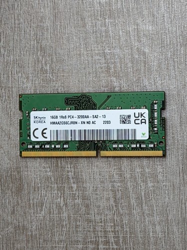 SK Hynix 16GB 1RX8 3200AA DDR4 Laptop RAM HMAA2GS6CJR8N -XN NO AC | eBay