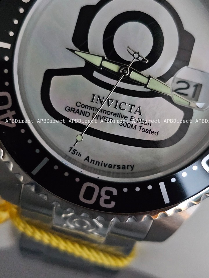 Invicta 15th ANNIVERSARY - Grand Diver Limited Ed - Automatic MOP mens ...