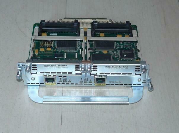 Cisco Nm-2fe2w-v2 3600 Ser 2port ETH 2 Wan Slot Network Module for sale ...