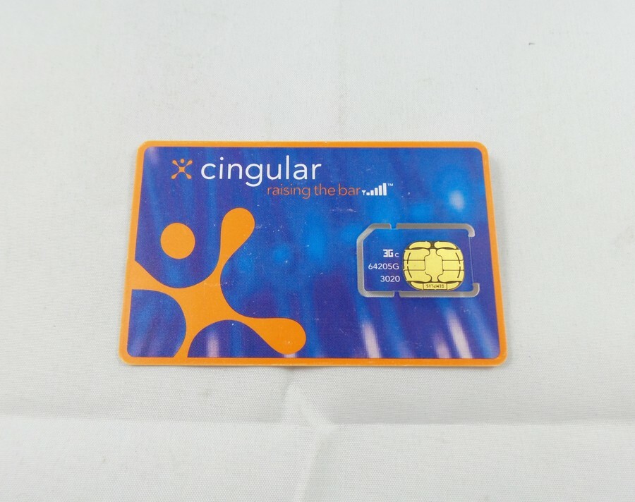 Vintage AT&T/Cingular 3G SIM Card (73000G) | eBay UK