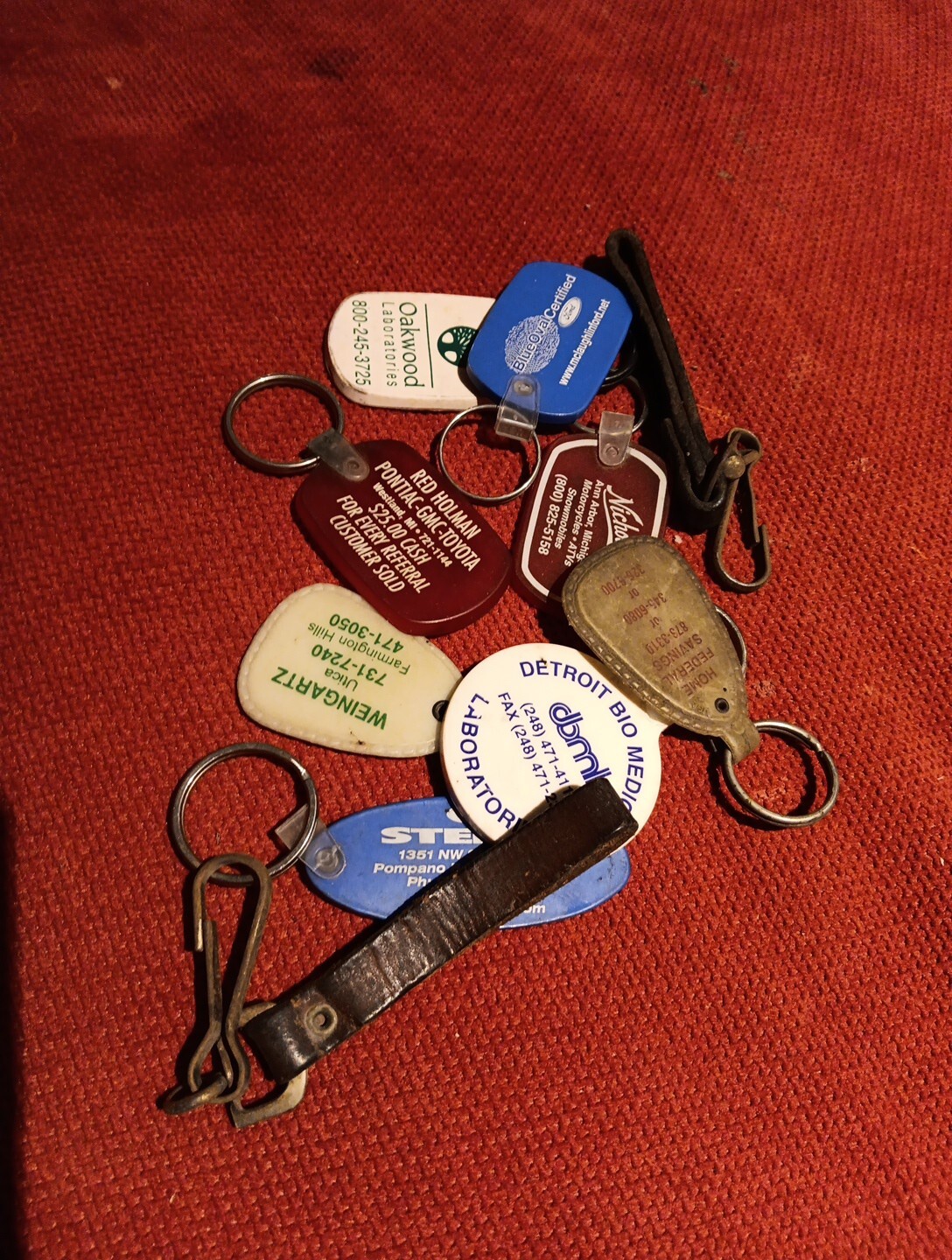 Old Key Chain Lot | eBay