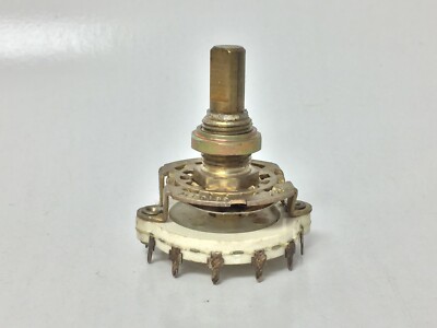CTS 1 Pole 12 Position Rotary Switch 6810097 7844, PCB Solder Terminals ...