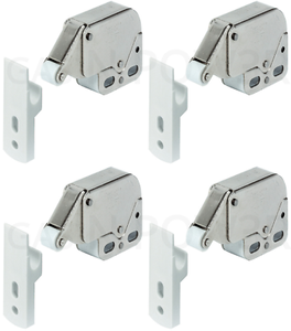 Push To Open Mini Spring Catches Automatic Cabinet Caravan Door Latches ...