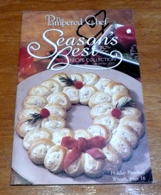 Pampered Chef Seasons Best Fall/Winter 2003 Recipe Collection Cookbook ...