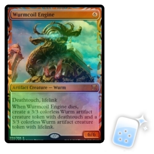 FOIL WURMCOIL ENGINE Masterpiece Series: Kaladesh Inventions Magic MTG ...
