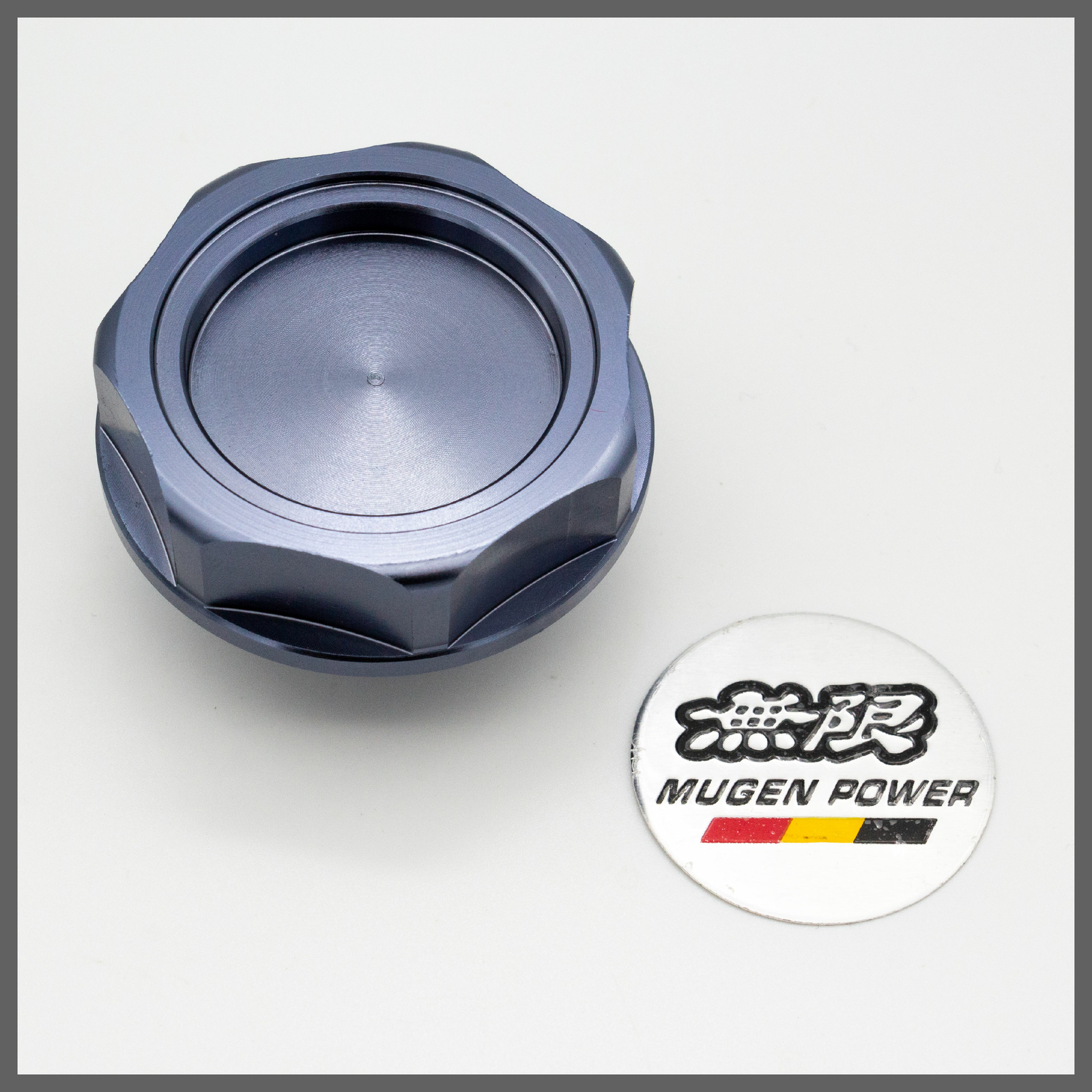 JDM GUNMETAL MUGEN ENGINE OIL CAP HONDA ACURA INTEGRA MDX CIVIC ACCORD ...