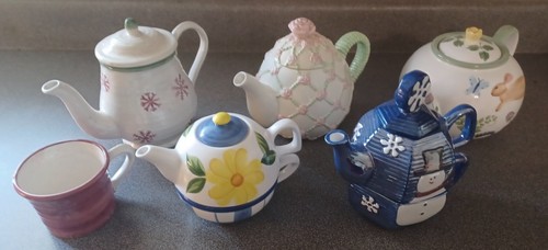 Lot of 5 unique Vintage Teapots....Local Pickup Only | eBay
