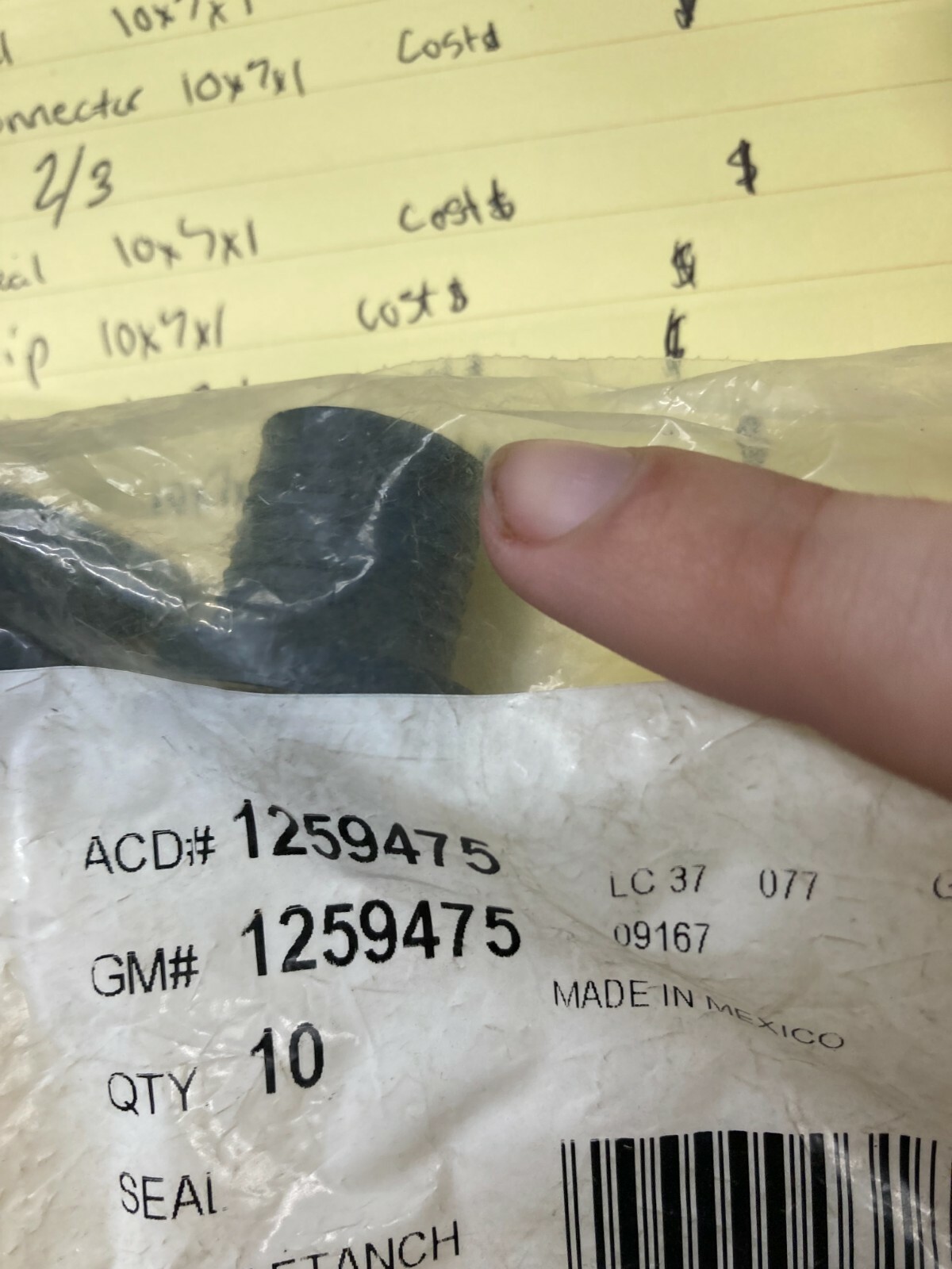 Auto Trans Dipstick Tube Seal ACDelco GM Original Equipment 1259475 | eBay