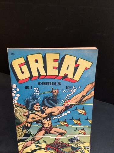 GREAT COMICS #1 (1945, CLASSIC LB COLE COVER) - BEAUTIFUL COPY! | eBay