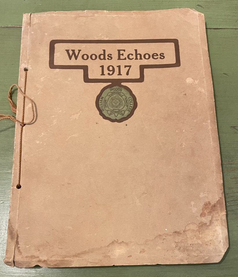 Echoes Women's College Yearbook & Group Photo 1917 Fulton MO J M Smyth ...