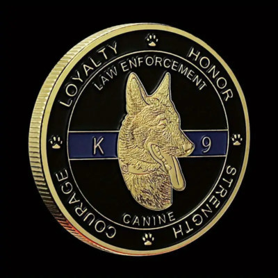 Police K9 Challenge Coin Excellent Gift | eBay