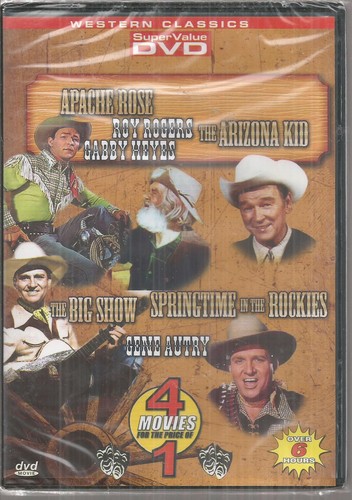 4 Movies Set Western Classics: The Arizona Kid Apache Rose; The Big Show DVD New | eBay