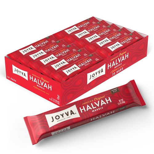 Joyva Halvah – Marble 3.5oz Pack of 20 | A Delicious Sesame Treat ...