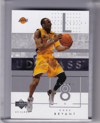 2002-03 UPPER DECK GLASS #34 KOBE BRYANT LOS ANGELES LAKERS HOF 8053 | eBay
