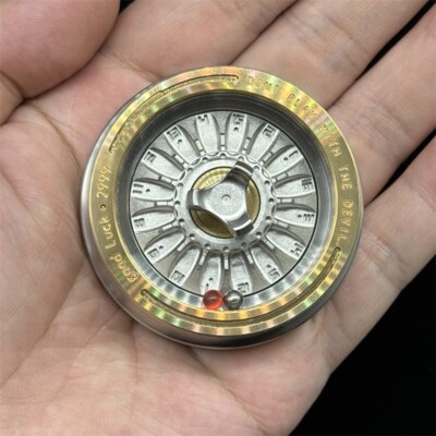 Adult Number Roulette Fidget Spinner EDC Metal Fidget Toy ADHD Hand ...