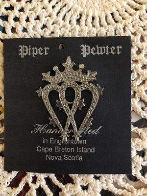 Piper Pewter Handcrafted Crown Pin-Cape Breton, Nova Scotia | eBay
