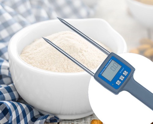Grain Flour Moisture Meter Handheld Grain Moisture Analyzer with Range ...