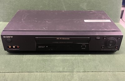 Sony SLV-N77 VCR VHS Player Hi-Fi Stereo Black TESTED No Remote | eBay
